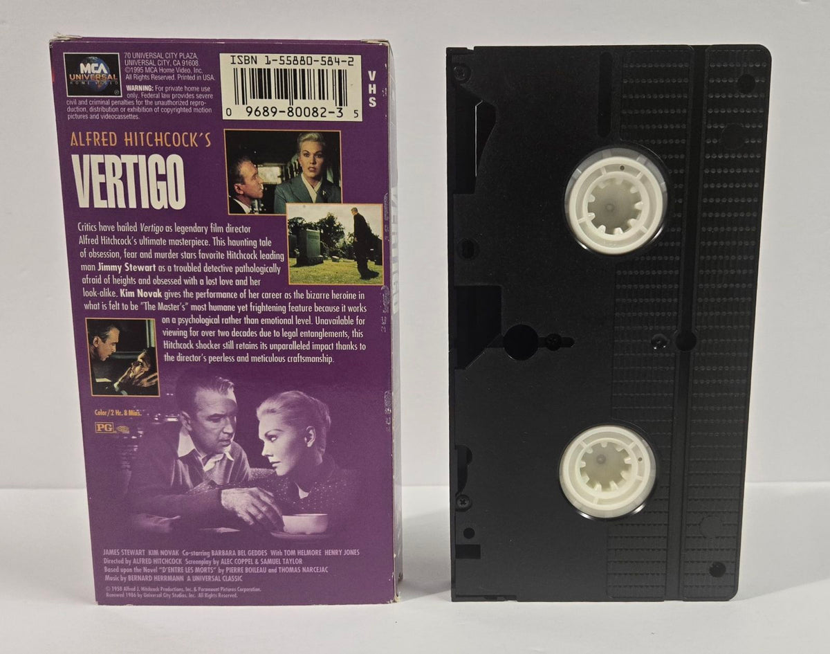 Vertigo VHS Tape (1995) – Geek Guilt