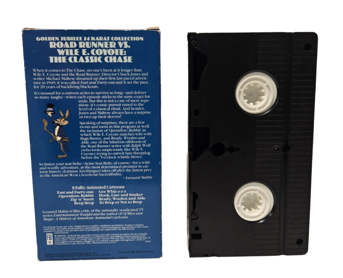 Warner Bros. Cartoons Golden Jubilee 24 Karat Collection VHS Tape (198 ...