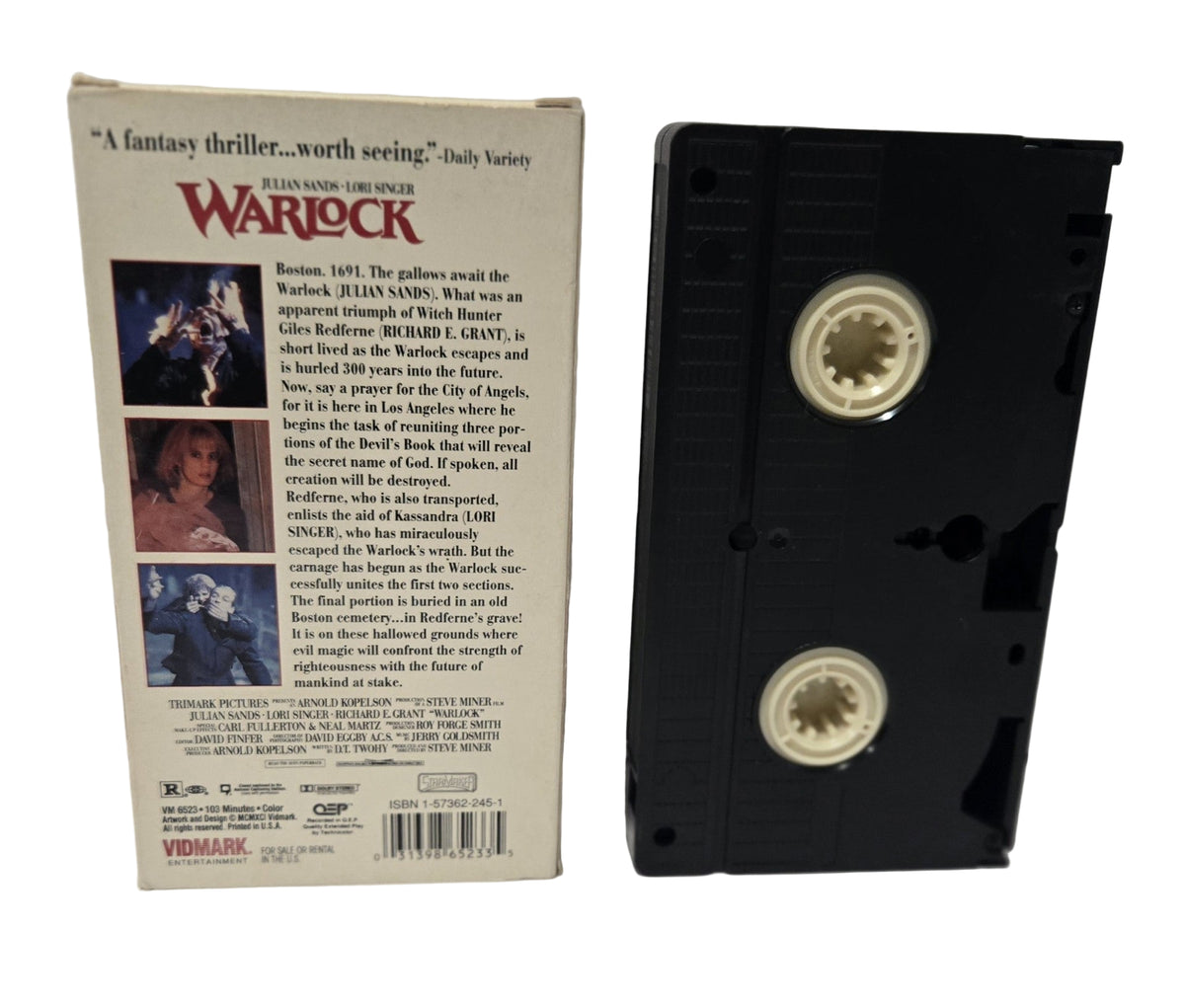 Warlock VHS Tape (1989) – Geek Guilt