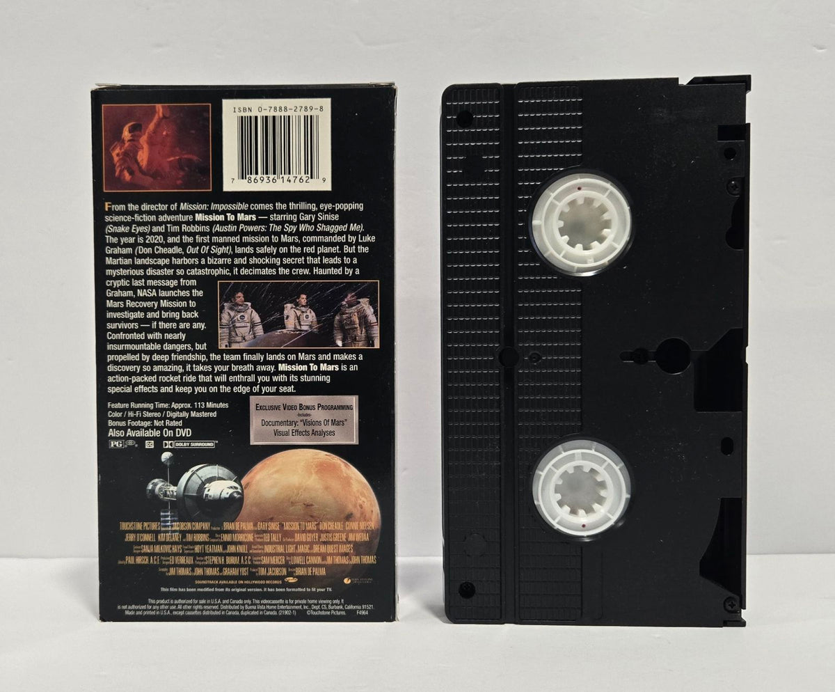 Mission to Mars VHS Tape (2000) – Geek Guilt