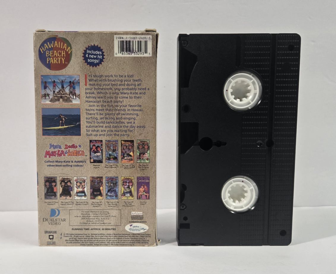Mary-Kate & Ashley VHS Tape Bundle 3 Tapes (1994-1996) – Geek Guilt